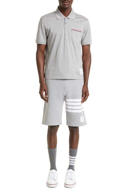 THOM BROWNE THOM BROWNE Tipped Pocket Polo